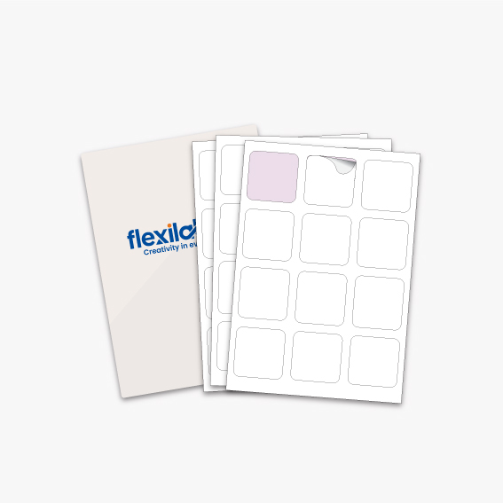 4 Custom Labels per A4 Sheet - 74mm × 99mm | Flexi Labels