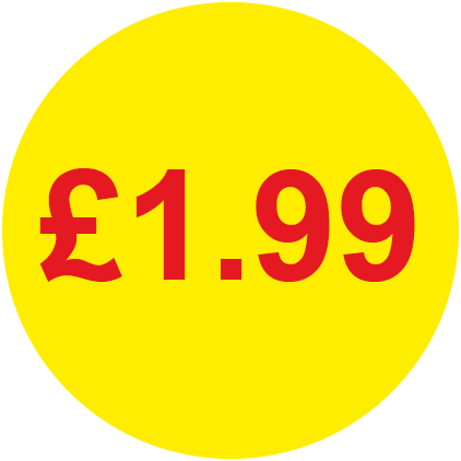 £1.99 Round Price Labels | Flexi Labels