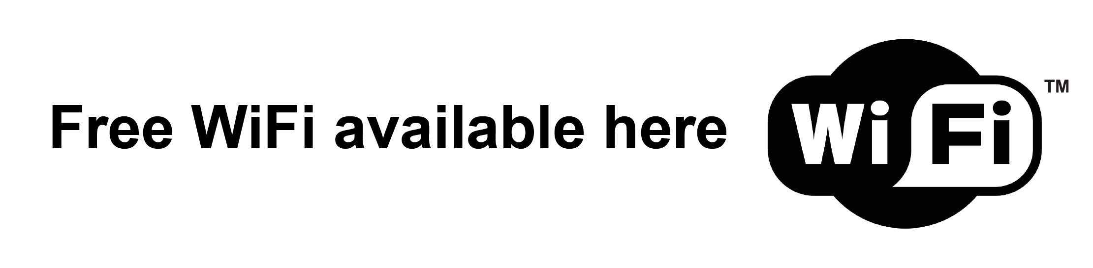 Free WiFi available labels | Flexi Labels