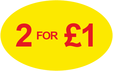 2 for £1 Special Offer Labels | Flexi Labels