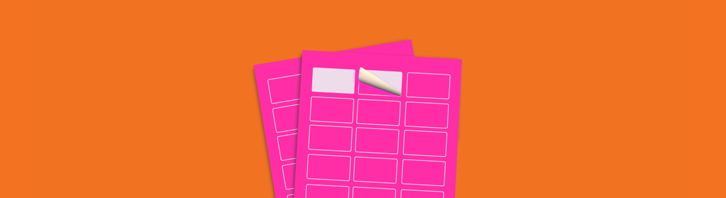 Material Specs | Fluorescent Pink Paper, Permanent Adhesive | Flexi Labels